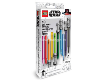 LEGO STAR WARS Gel olovke 10 kom u obliku svetlosne sablje 53116