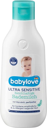 babylove
ULTRA SENSITIVE mleko za kupanje, 250 ml