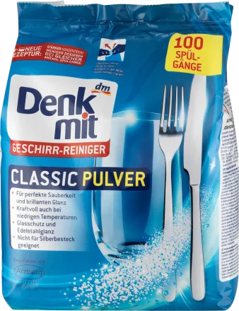 Denkmit
Detergent za mašinsko pranje sudova, 1,5 kg