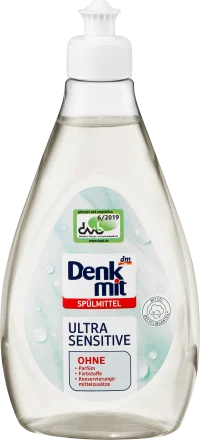 Denkmit
Ultra Sensitive detergent za ručno pranje sudova, 500 ml