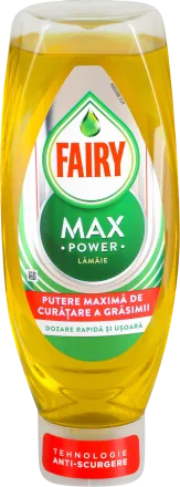 FAIRY
MAX POWER LEMON - detergent za sudove, 650 ml