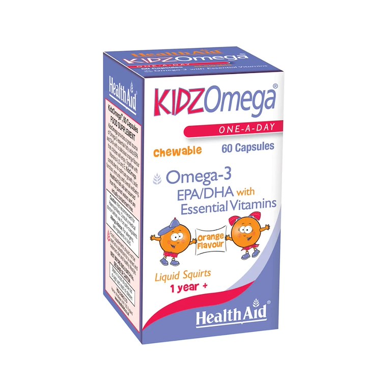 HealthAid KIDZOmega® 60 Kapsula za Žvakanje