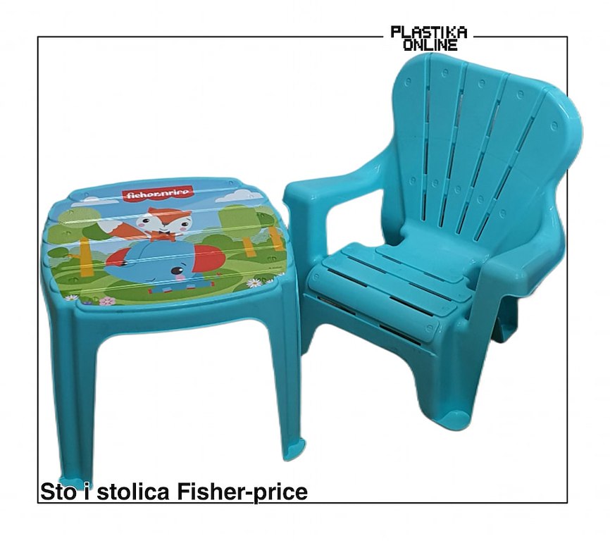 Dečiji sto i stolica Fisher-price-boja plava