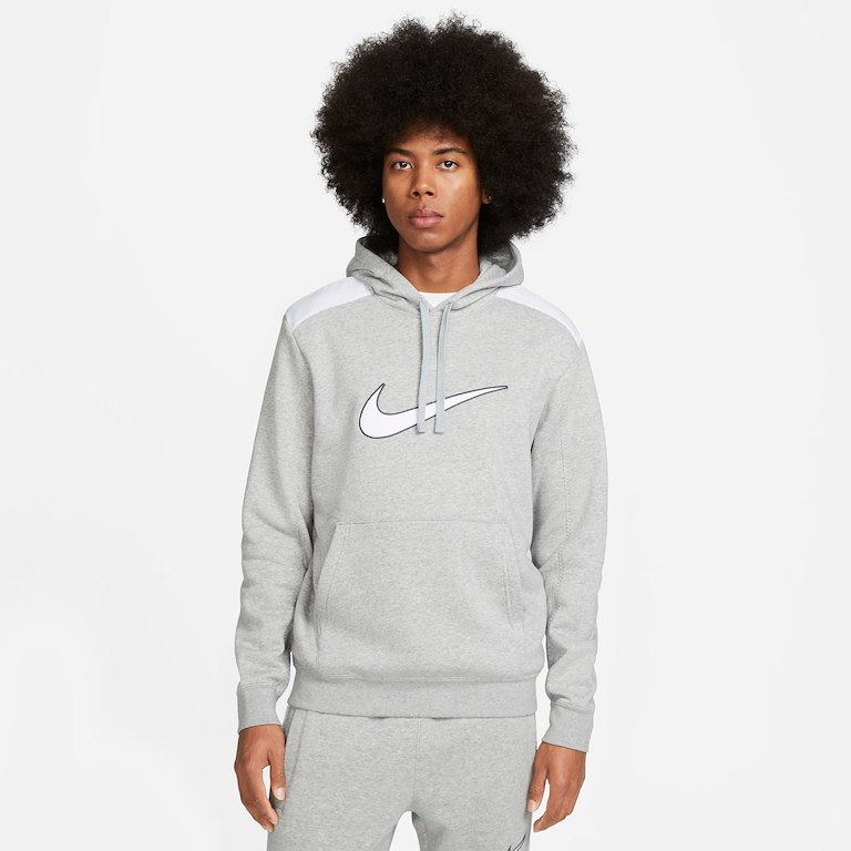 Nike M NSW SP FLC HOODIE BB, muški duks, siva