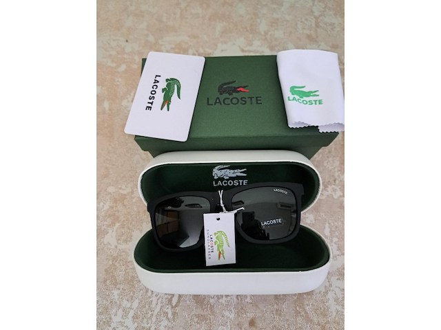 LaCoste Suncane Crne Naocare  sa futrolom