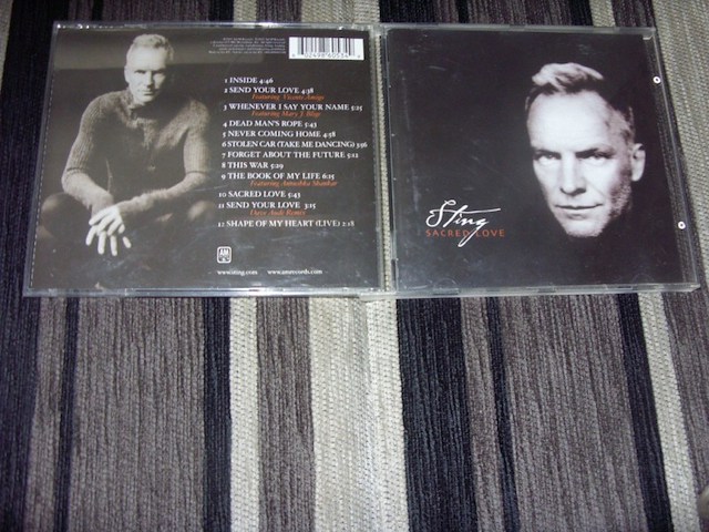 Sting – Sacred Love CD A&;M Records EU 2003. Unofficial