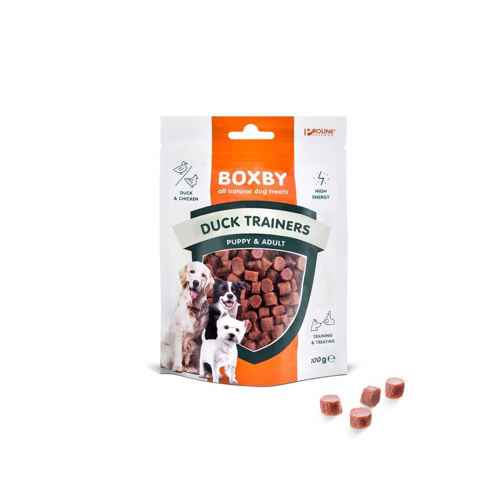 Boxby Traning poslastica za pse Puppy&Adult - Patka 100g