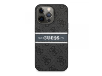 Maska Guess 4G Stripe za iPhone 13 Pro (6.1) siva.