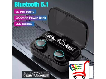 Bluetooth slusalice M10 - lcd dislpej - Bluetooth slusalice M10 - lcd dislpej