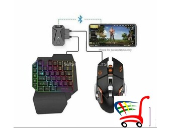 set za mobilne telefone - 4 u 1 miš tastatura blutut - set za mobilne telefone - 4 u 1 miš tastat...