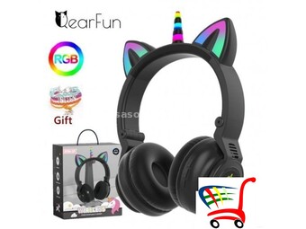 SLUŠALICE unicorn STN-27/ bluetooth RGB - SLUŠALICE unicorn STN-27/ bluetooth RGB