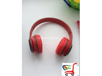 Crvene P47 Bluetooth Slušalice Blutut - Crvene P47 Bluetooth Slušalice Blutut