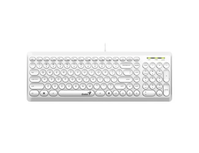 Genius SlimStar Q200 YU USB tastatura bela