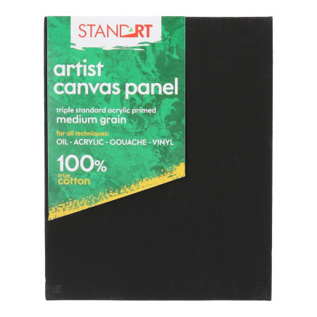 Standart panel, canvas, crna, 7 x 10cm ( 602360 )