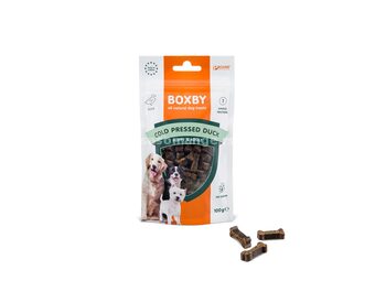 Boxby Cold Pressed poslastica za pse Puppy&amp;Adult - Patka 100g