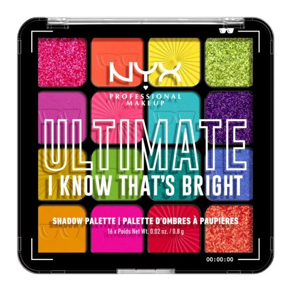 NYX Professional Makeup Ultimate shadow paleta senki za oči 03 i know that's bright