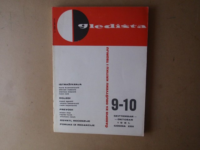 GLEDIŠTA  9 - 10 / 1981