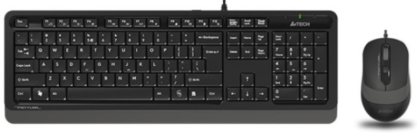 A4-F1010 A4Tech Fstyler tastatura US-LAYOUT + mis USB, Grey