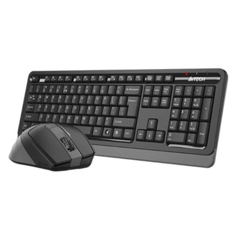 A4-FG1035 A4Tech Fstyler Bezicna tastatura US-LAYOUT + bezicni mis USB, Grey