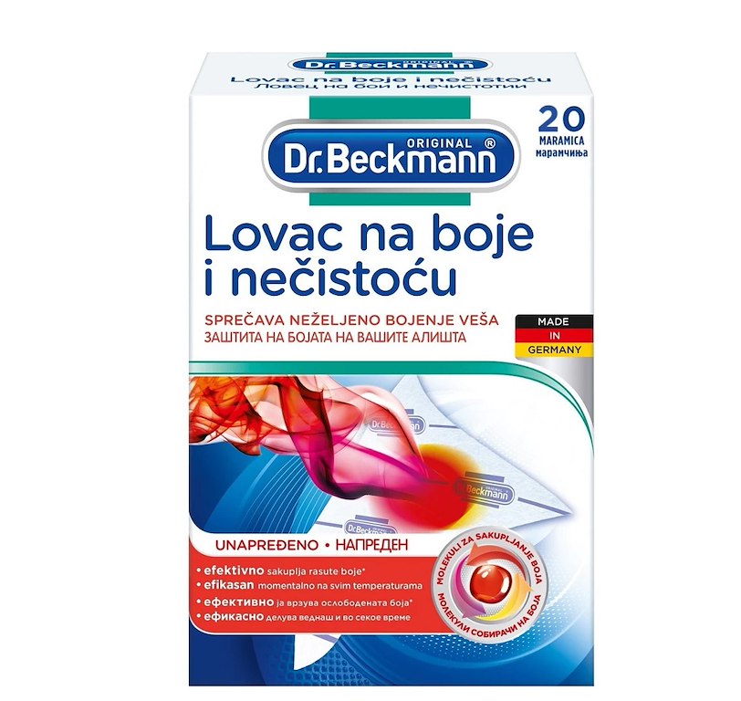 DR.BECKMANN LOVAC NA BOJE 20 KOM