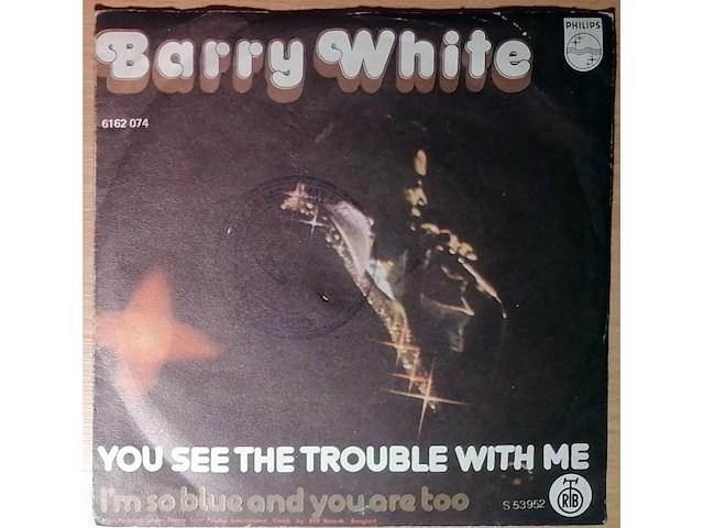 SP BARRY WHITE - You See The Trouble With Me (1976) VG