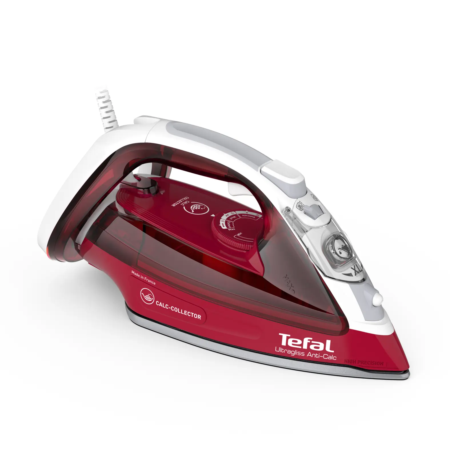 Tefal FV4996 Pegla na paru, 2600 W, 0,27 l, Crvena