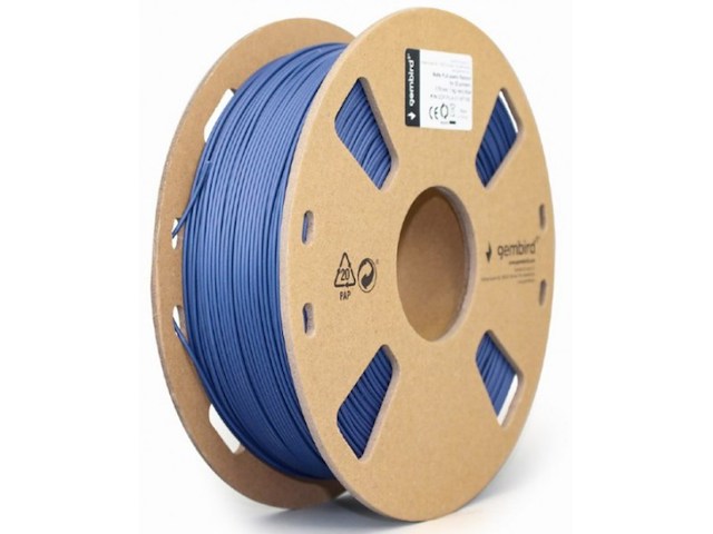 3DP-PLA-01-MTNB Mat PLA Filament za 3D stampac 1.75mm, kotur 1KG, Navy Blue