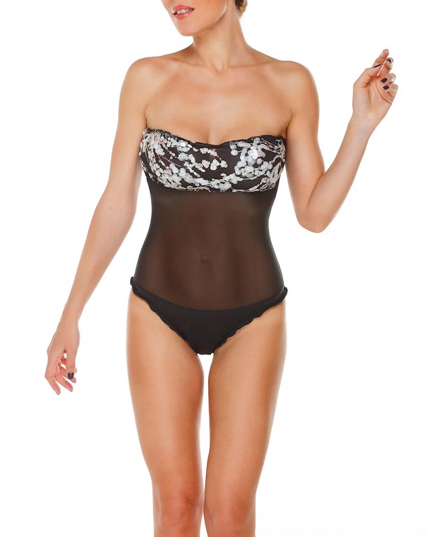 MAROCCO COLLECTION Ženski jednodelni kupaći kostim Scarlett crni
