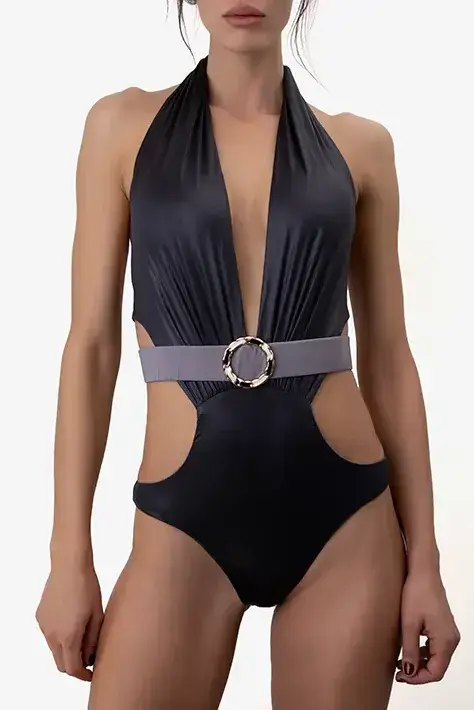 ZOLIE COLLECTION Ženski jednodelni kupaći kostim Selena crni