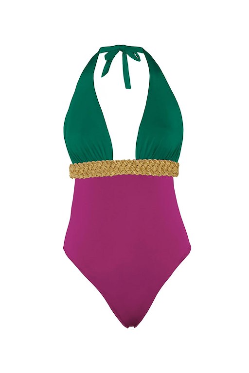 DEVI COLLECTION Ženski jednodelni kupaći kostim Devi ljubičasti