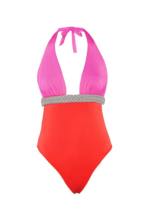 DEVI COLLECTION Ženski jednodelni kupaći kostim Devi crveni