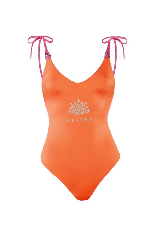 DEVI COLLECTION Ženski jednodelni kupaći kostim Sienna narandžasti