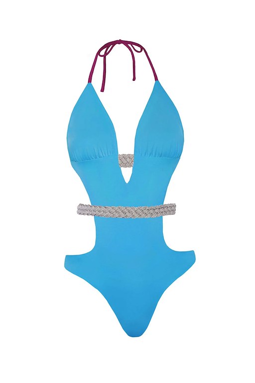 DEVI COLLECTION Ženski jednodelni kupaći kostim Gaia plavi