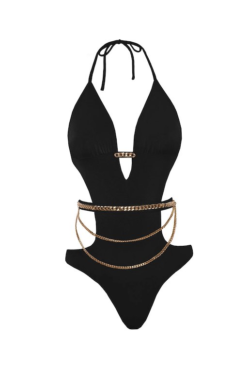 DEVI COLLECTION Ženski jednodelni kupaći kostim Moly crni