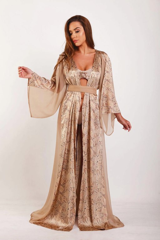 DEVI COLLECTION Ženski kaftan Anna krem