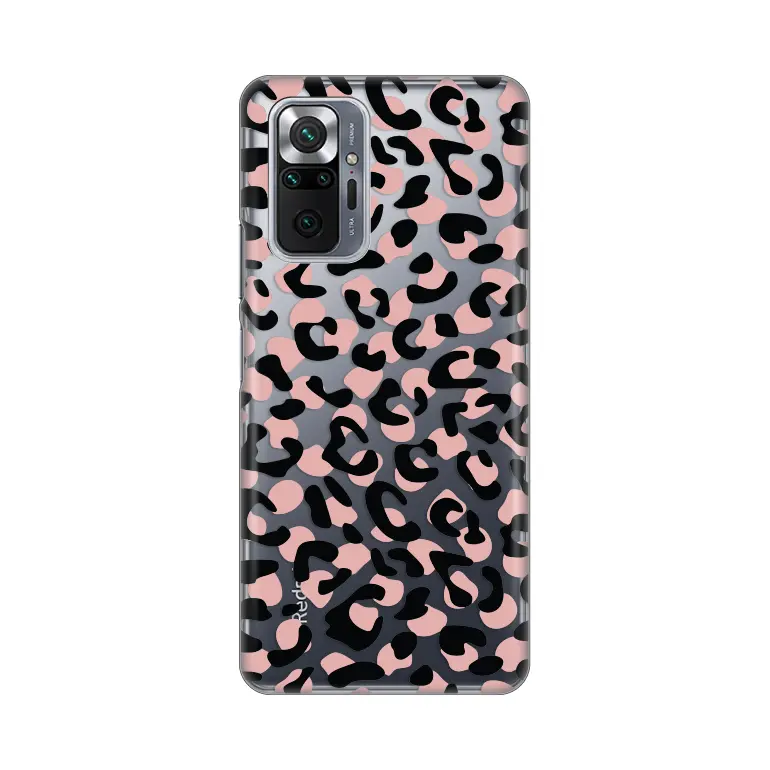 Silikonska maska za Xiaomi Redmi Note 10 Pro/10 Pro Max Animal Print Skin providna