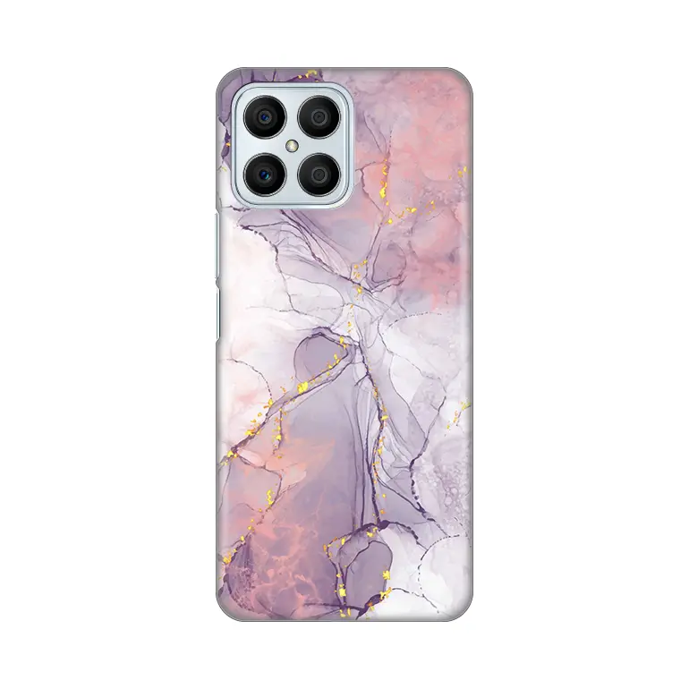 Silikonska maska za Honor X8 Pink Marble Print šarena