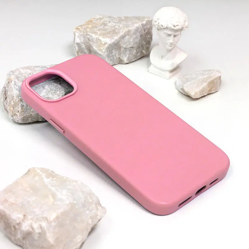 Maska za telefon Beautiful Shine Leather iPhone 14 Plus 6.7 roze