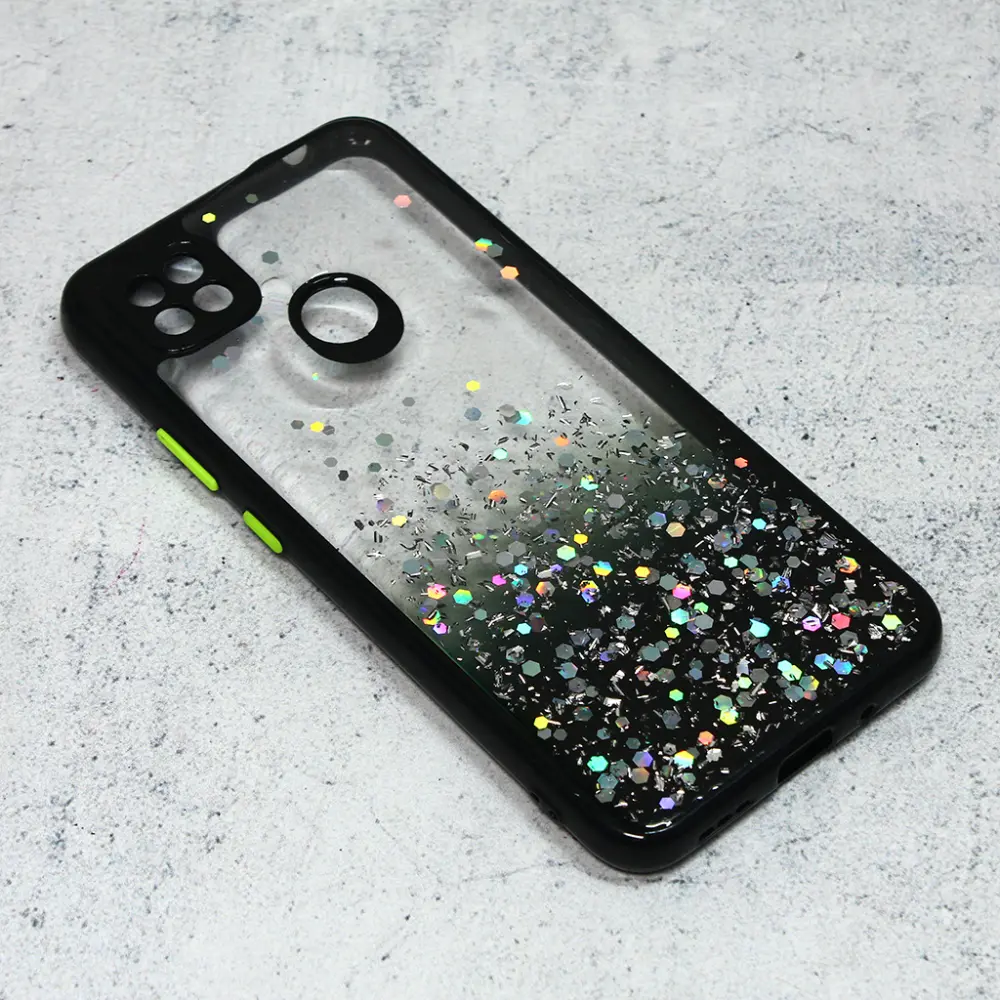 TERACELL Maska Frame Glitter za Xiaomi Redmi 9C/10A crna