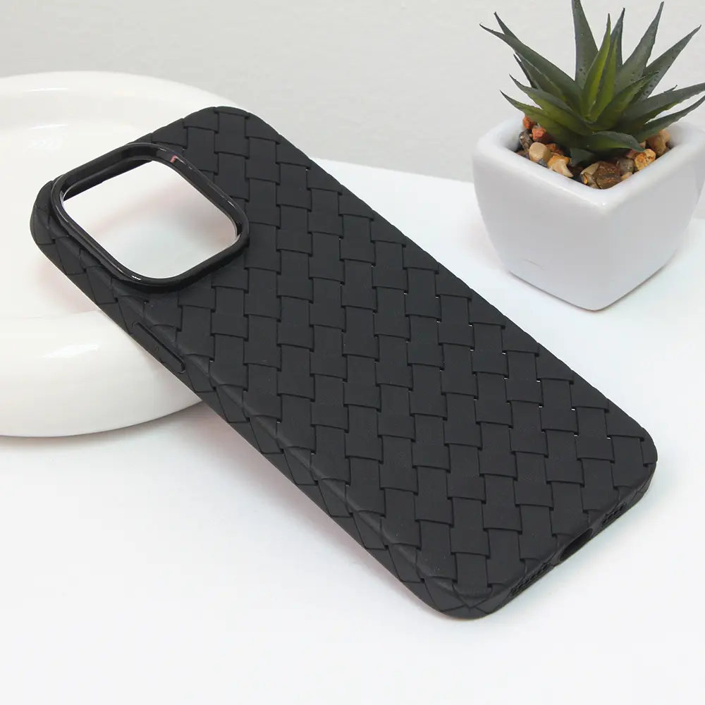 TERACELL Torbica Weave case za iPhone 14 Pro Max 6.7 crna