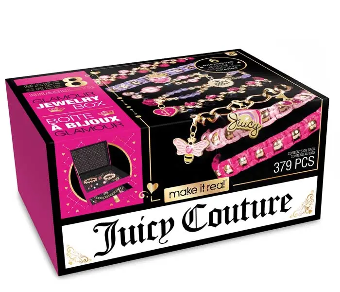 MAKE IT REAL Juicy Couture Kreativni set za pravljenje narukvica za devojčice Glamour