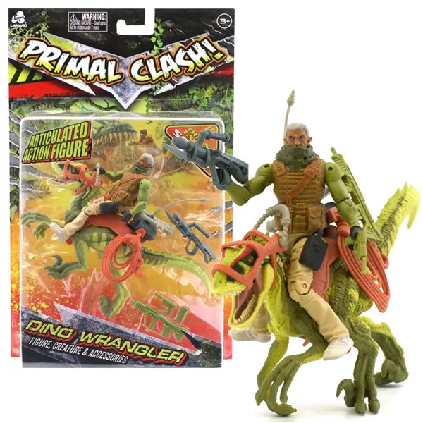 LANARD Akciona figurica Primal Clash Dino Wrangler Raptor