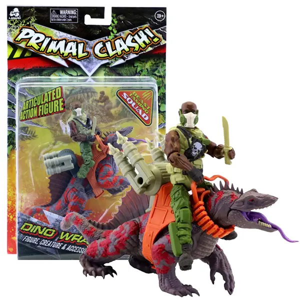 LANARD Akciona figurica Primal Clash Dino Wrangler Trimetrodon