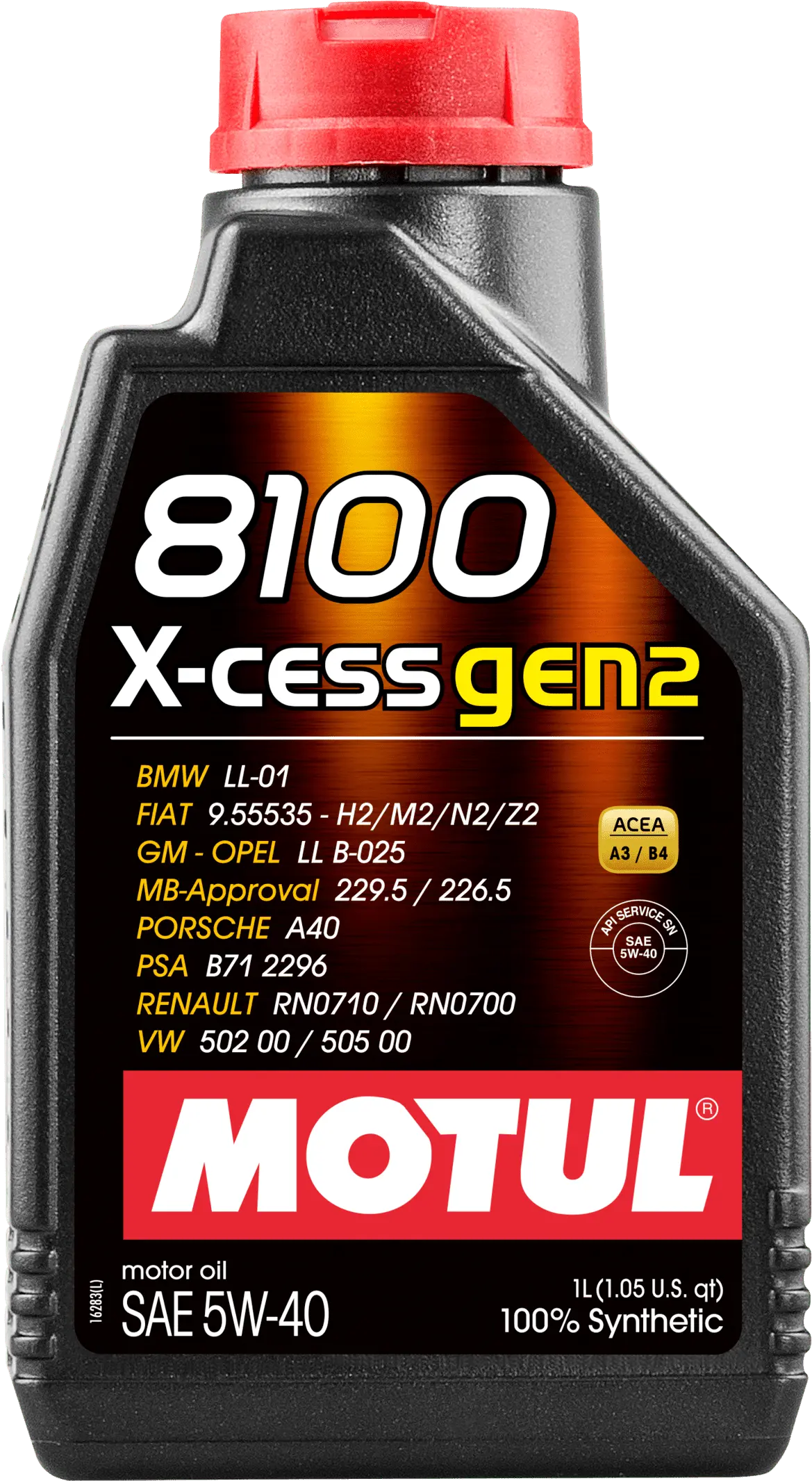 MOTUL Ulje za motor 5W-40 8100 X-cess GEN2 1L