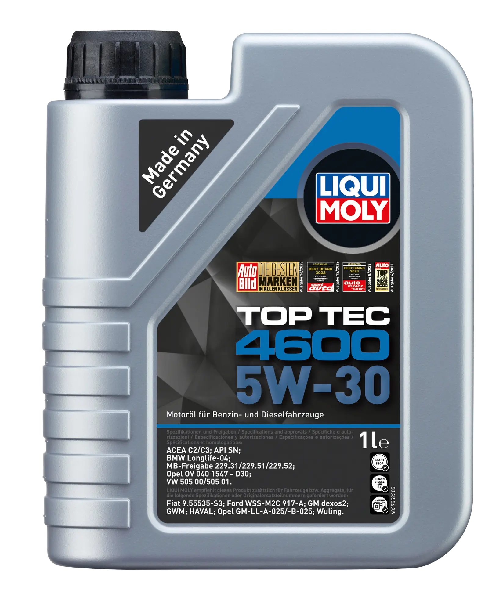 LIQUI MOLY Ulje za motor TOP TEC 4600 5W-30 1L