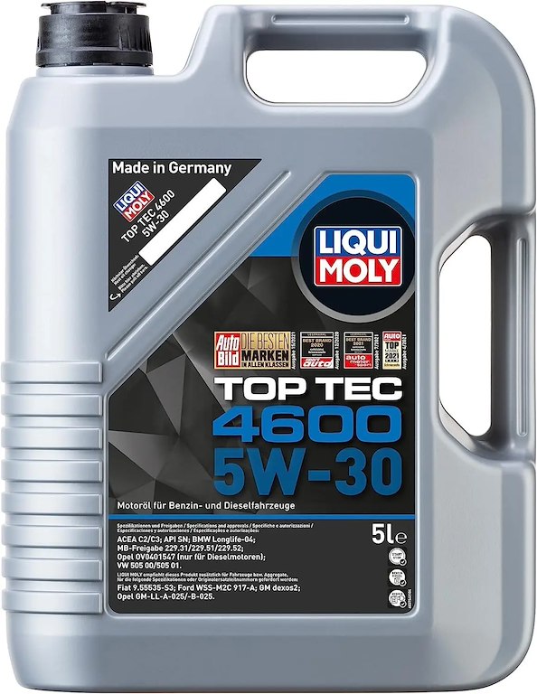 LIQUI MOLY Ulje za motor TOP TEC 4600 5W-30 5L