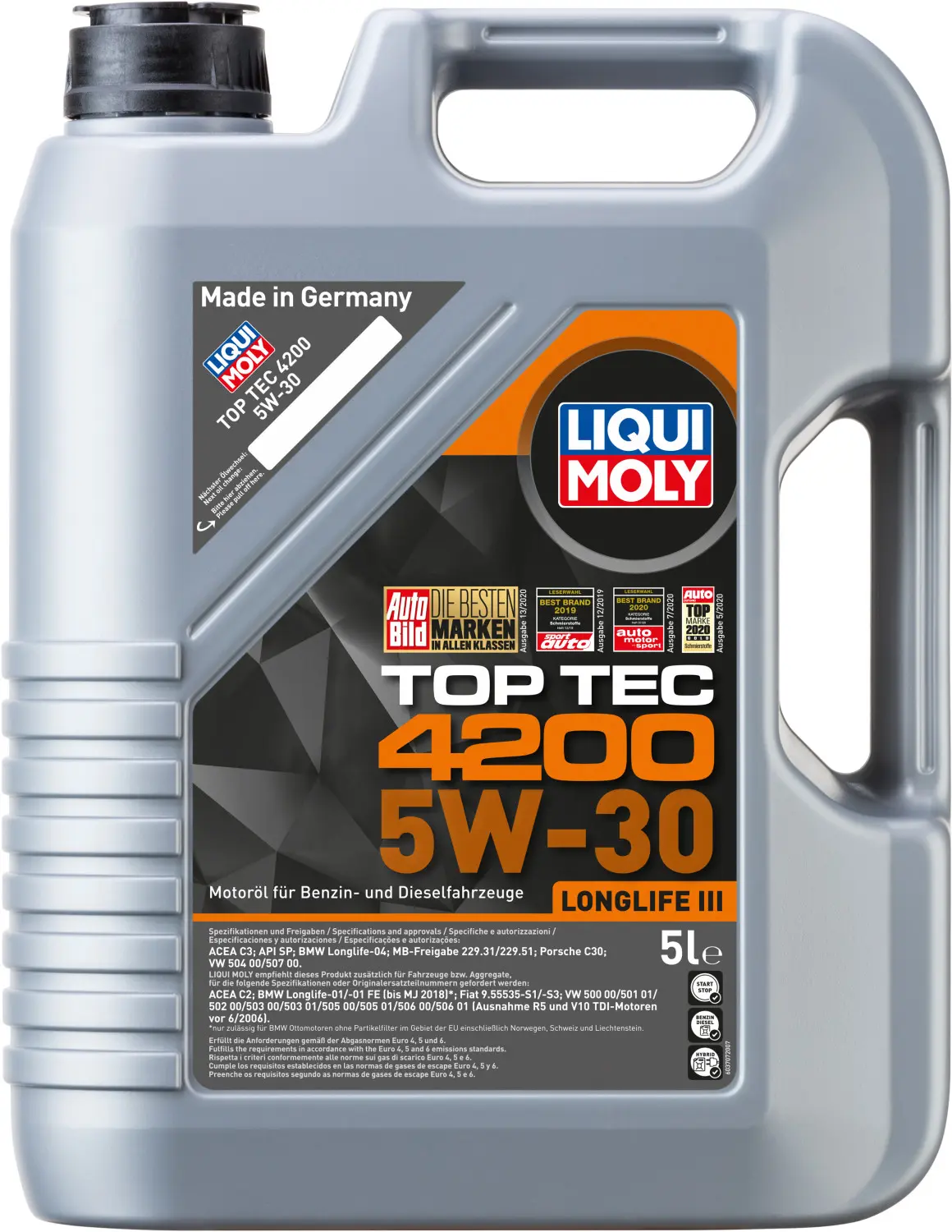 LIQUI MOLY Ulje za motor TOP TEC 4200, 5W-30 5L