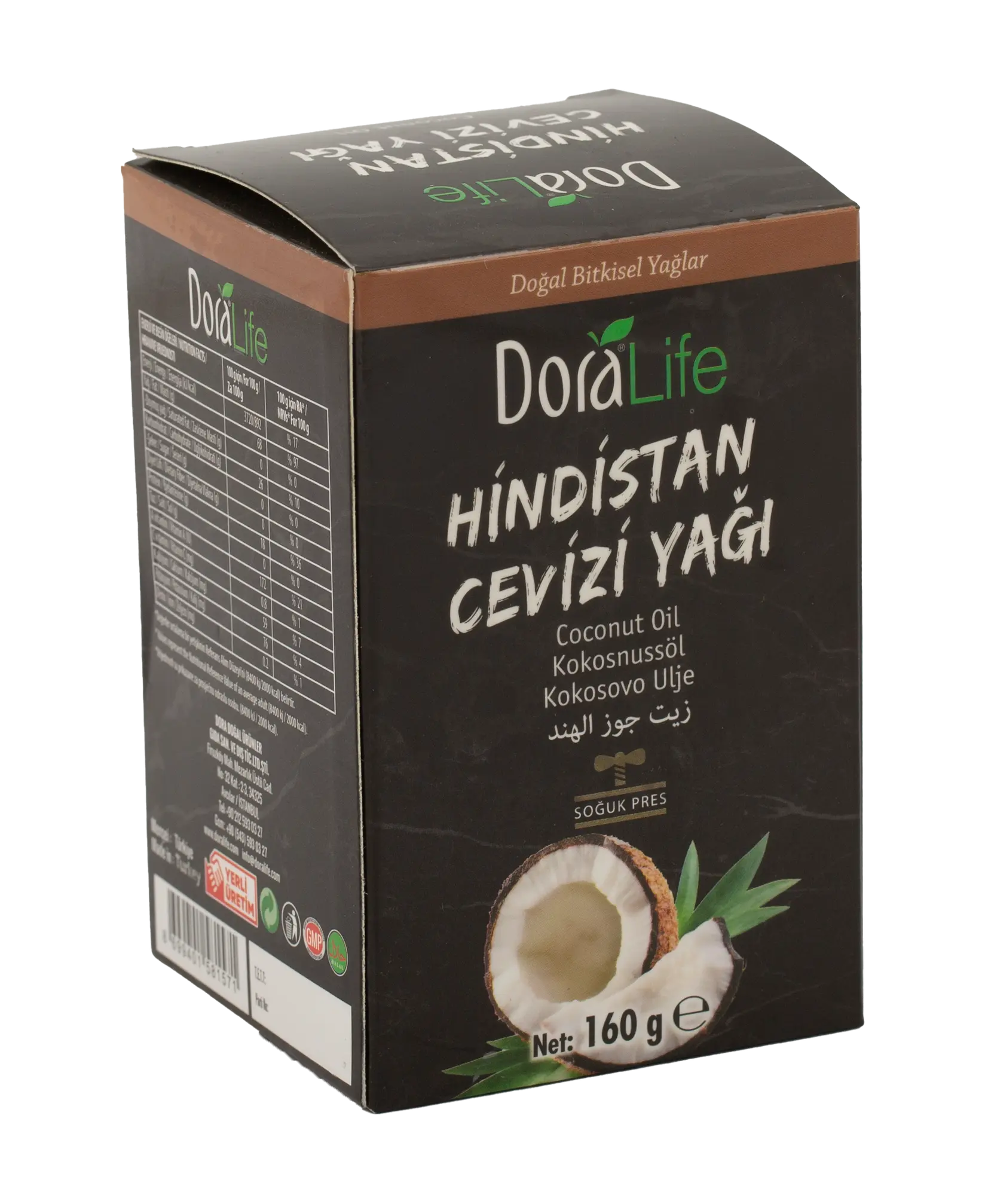 DORALIFE Ulje od kokosa 160g