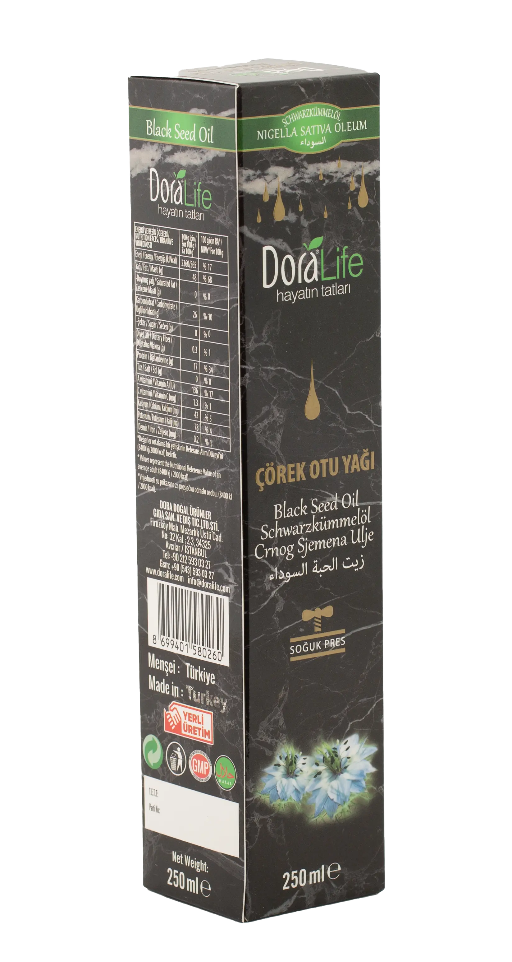 DORALIFE Oleorezin crnog kima 250ml