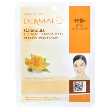 Sheet maska za lice DERMAL Collagen Essence Calendula 23g